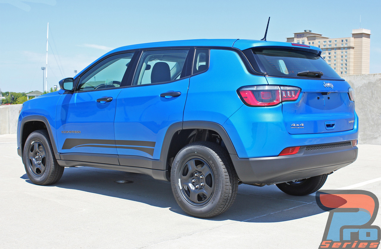 Jeep Compass Side Decals | Jeep Compass Side Stripes | COURSE