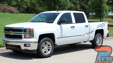 Chevy Silverado Body Vinyl Graphics CHAMP 2014-2018
