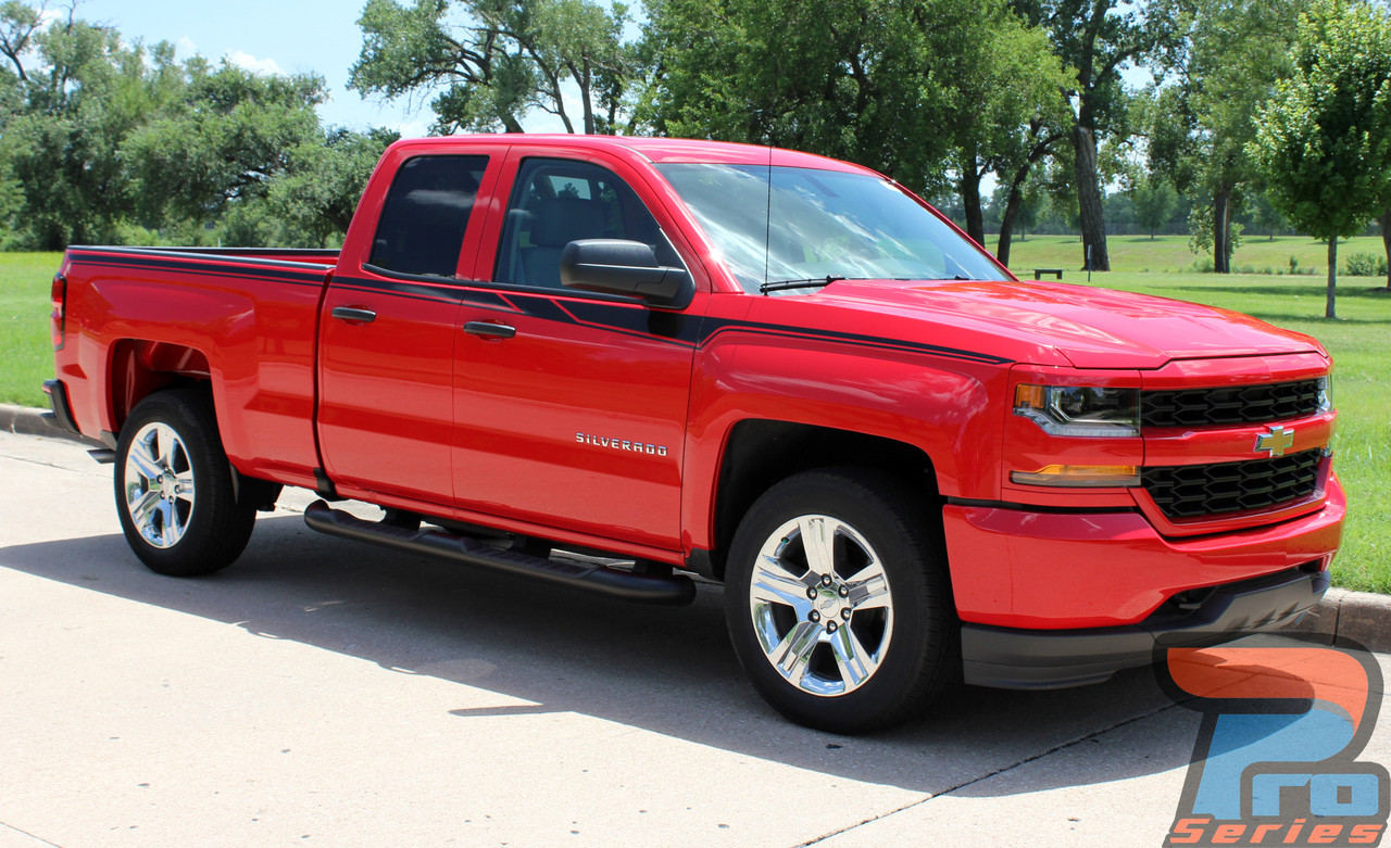 Vinyl Wrap Designs for Chevy Silverado ACCELERATOR 2014-2018