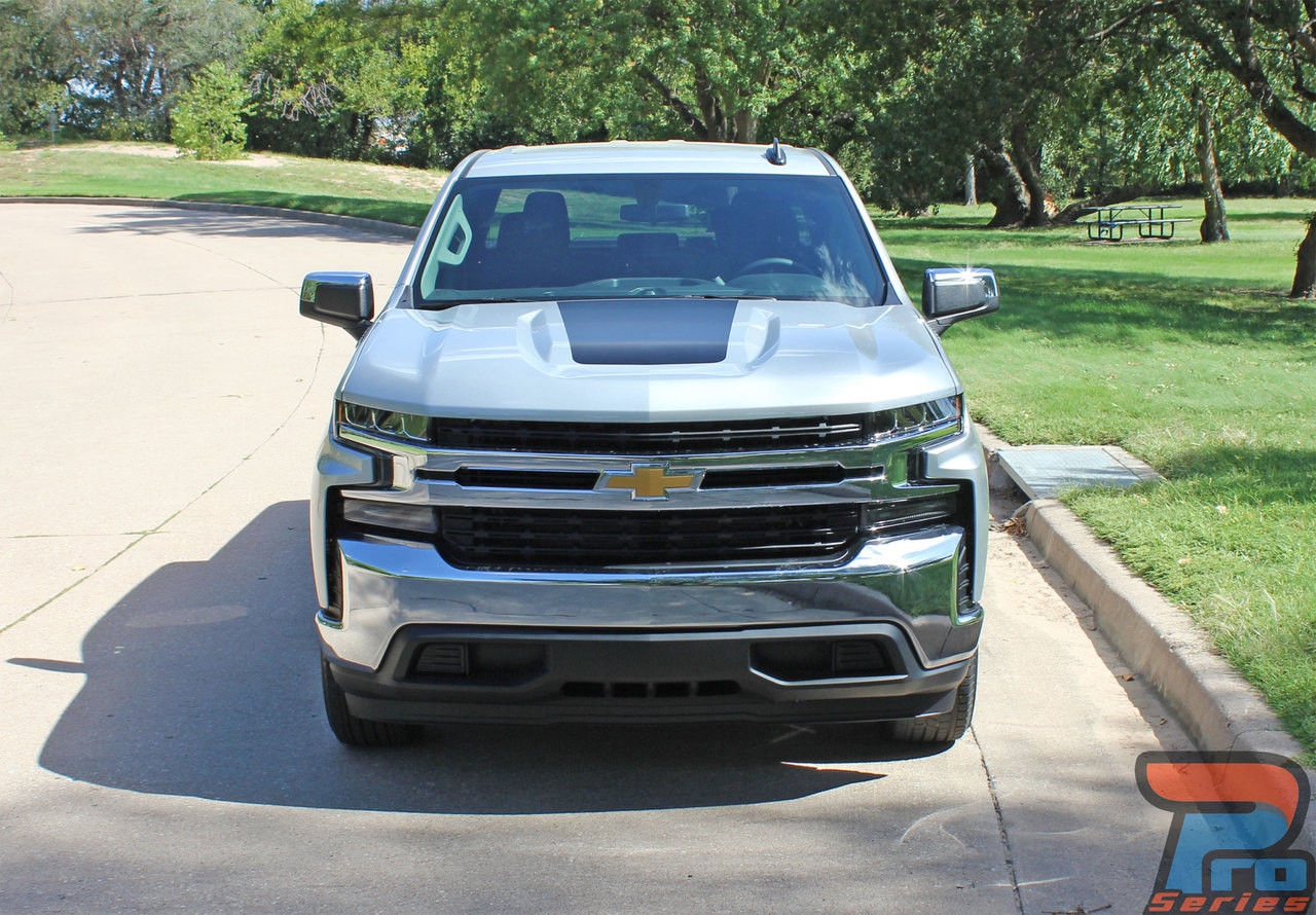 NEW! 2019 2020 2021 2022 Chevy Silverado Hood Decal Stripes 3M T-BOSS HOOD