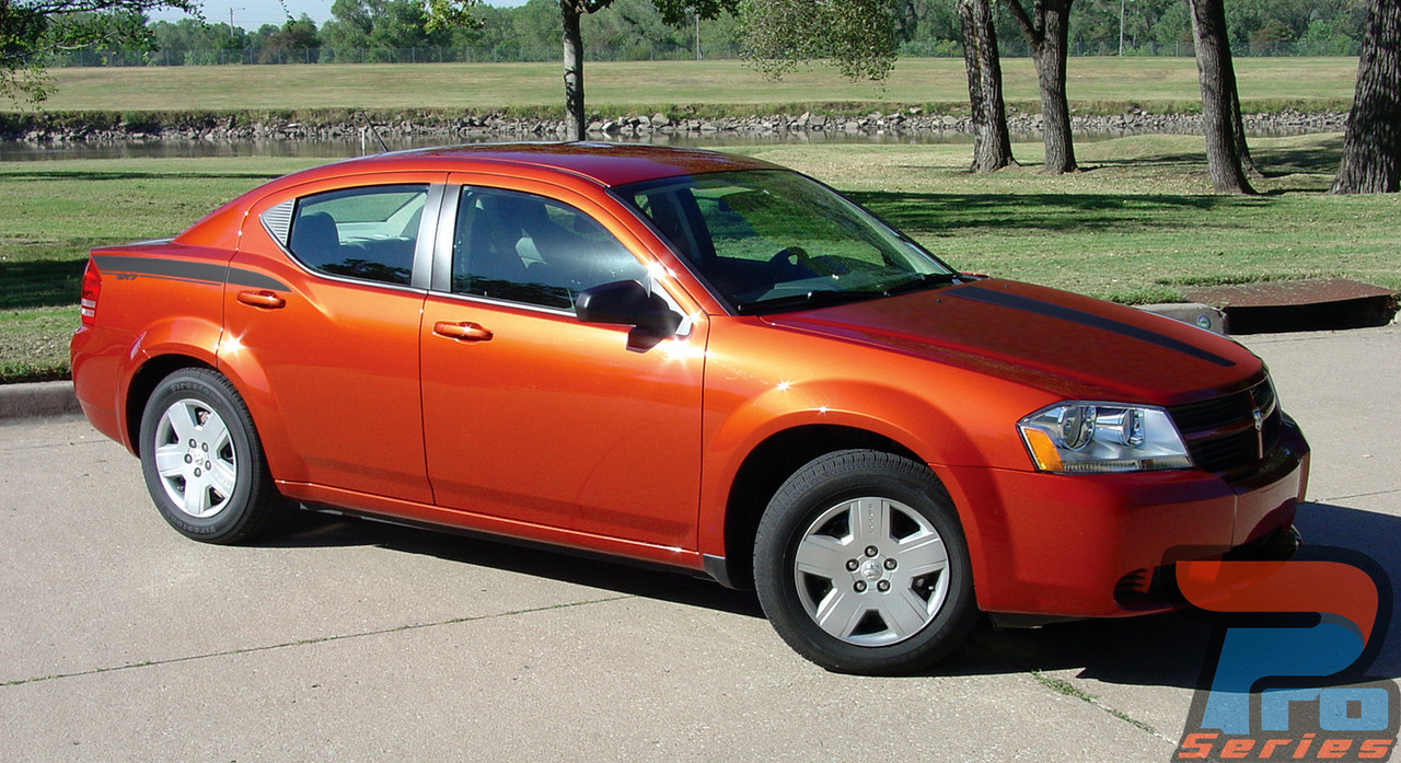 Dodge Avenger Racing Stripes AVENGED 3M 2008-2013 2014