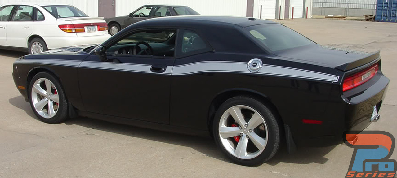 Dodge Challenger Body Side Decals CLASSIC TRACK 2010-2018 2019
