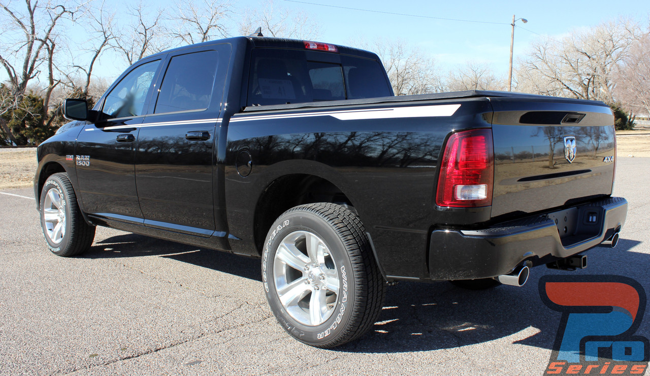 Dodge Ram 1500 Sport Side Decals HUSTLE 2009-2016 2017 2018