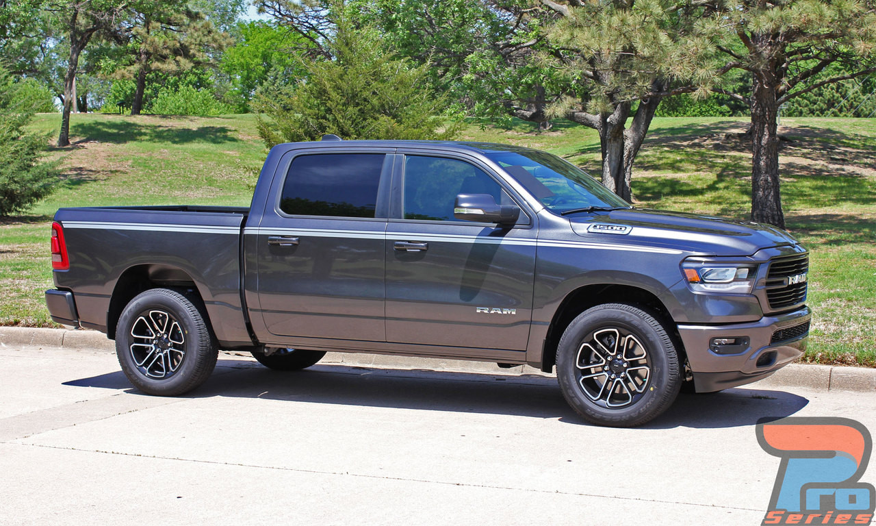 2019 2020 2021 Dodge Ram 1500 Side Decals RAM EDGE SIDE Kit 3M