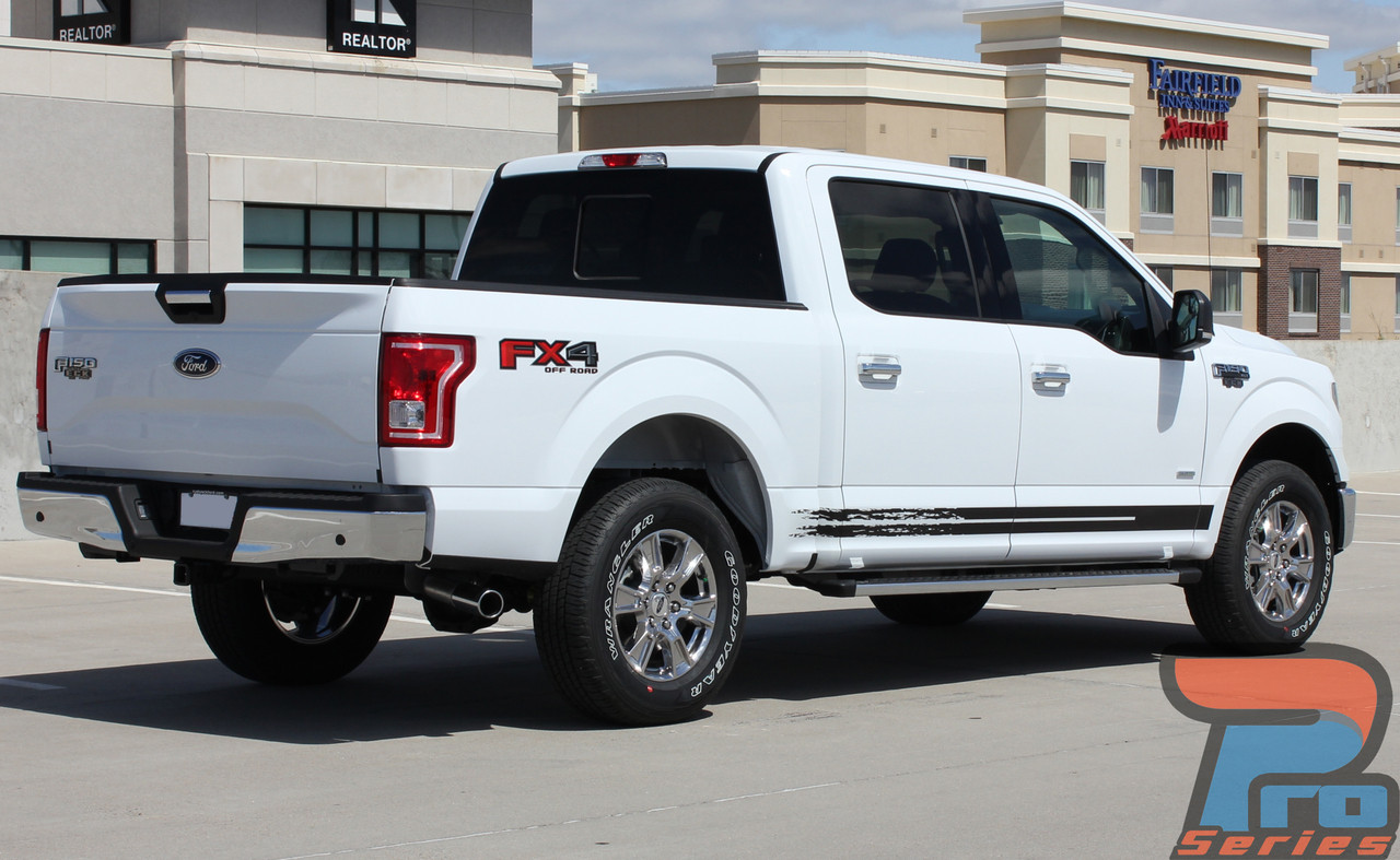 F150 Rocker Panel Decals 150 BREAKUP ROCKER 2015-2018 2019