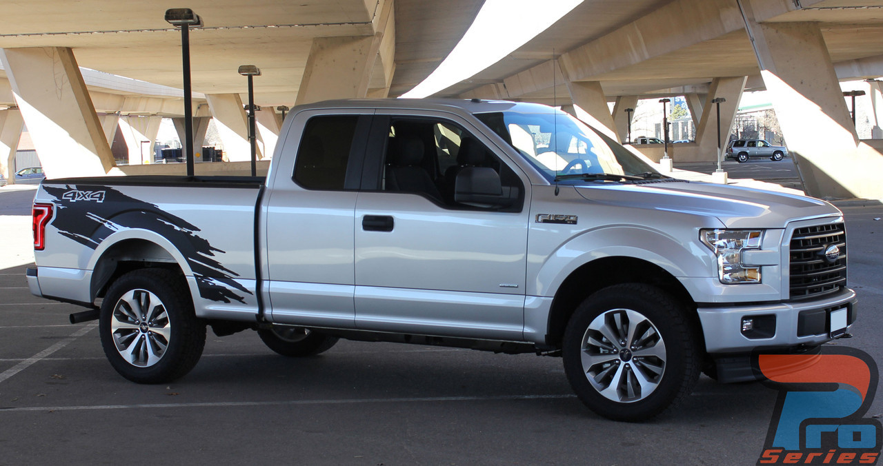 2017 Ford F150 Side Vinyl Wrap Graphics TORN 2015-2018 2019