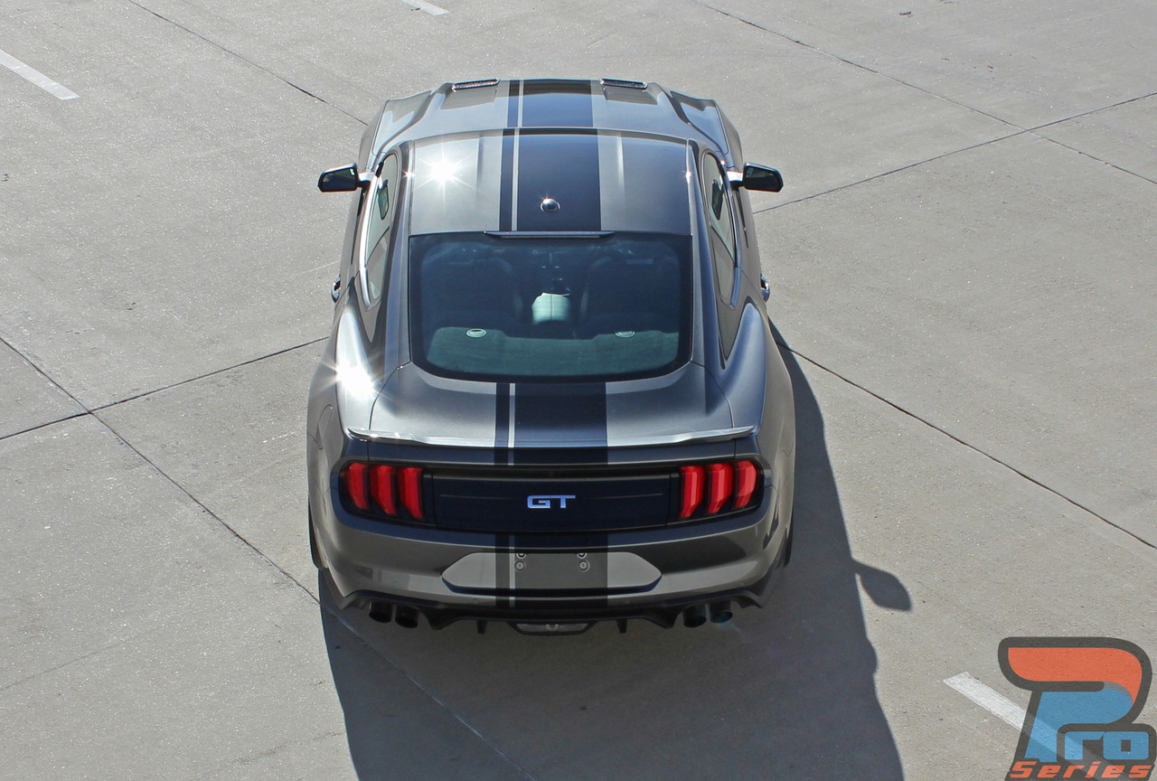 Racing Center Stripes for New Ford Mustang EURO RALLY 2018 2019 2020 ...