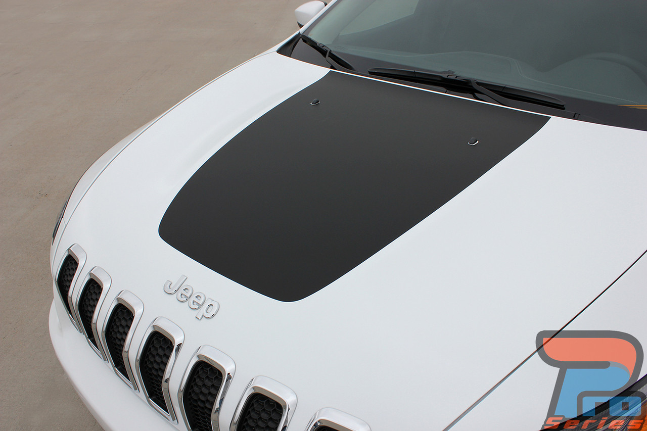 Jeep Cherokee Trailhawk Hood Decals T-HAWK 2014-2023