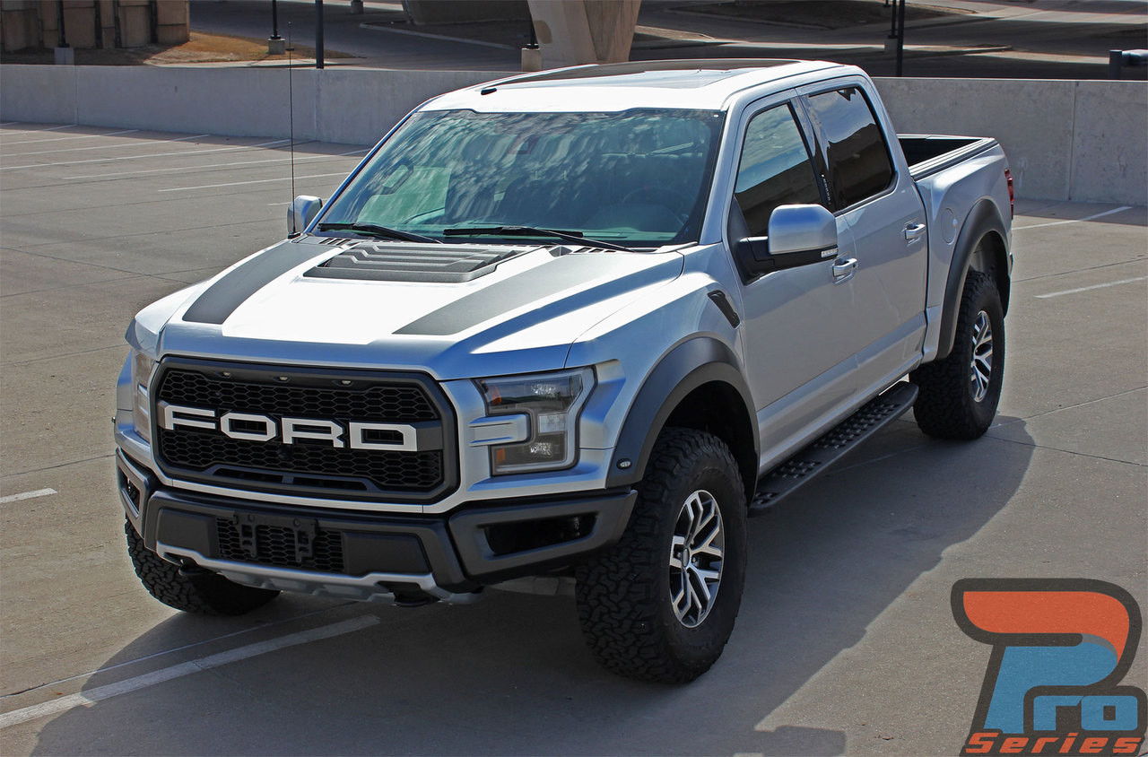 VELOCITOR HOOD | Ford Raptor Hood Stripes | Ford Raptor Hood Decals