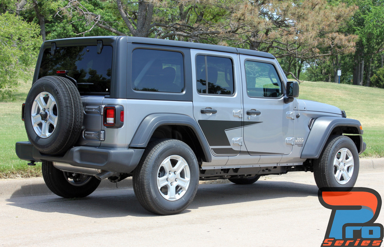 Jeep Wrangler Side Decals | Jeep Wrangler Door Stripes | ADVANCE