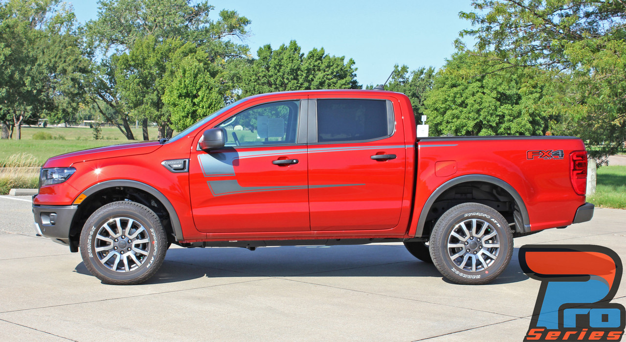 STRIKER | Ford Ranger Door Stripes | Ford Ranger Decals | Ranger Graphics