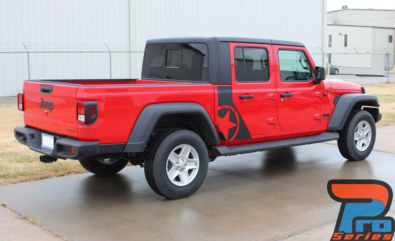 Jeep Gladiator Side Decals | Jeep Gladiator Body Stripes | OMEGA SIDES