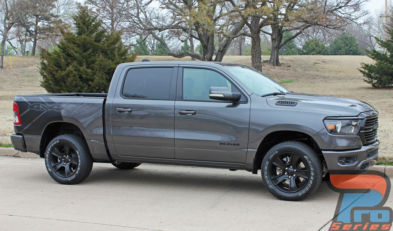 2020 Ram 1500 Rebel REB SIDE Graphic Stripes 2019-2021