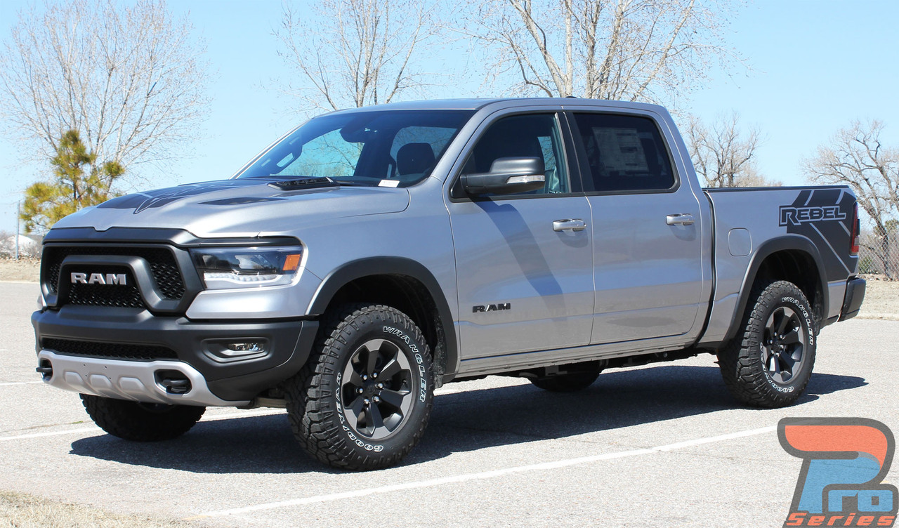 2020 Ram 1500 Rebel REB SIDE Graphic Stripes 2019-2021