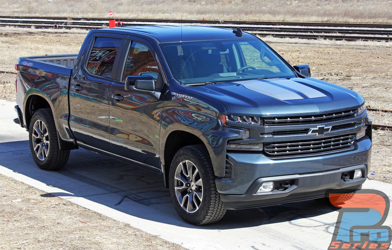 Trail Boss Style Chevy Silverado Stripes BOW RALLY 2019-2021 - VGP