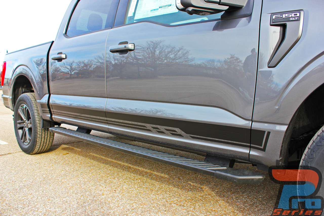 2021 F-150 ROCKER THREE | Ford F150 Stripes | F150 Decals | F150 Graphics