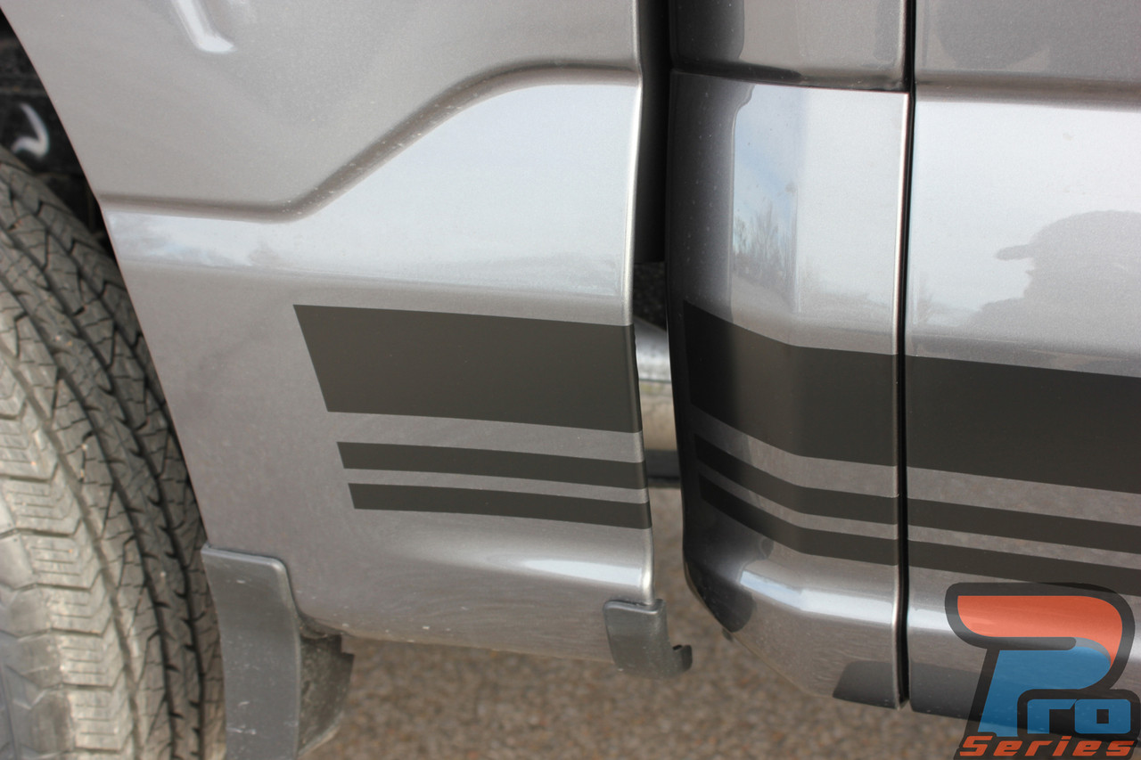 2021 2022 2023 F-150 ROCKER THREE | Ford F150 Stripes | F150 Decals ...