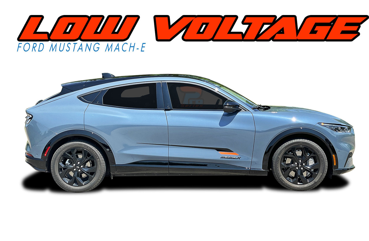 MACH-E LOW VOLTAGE | Ford Mustang Mach-E Side Stripes | Electric ...