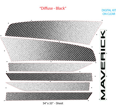 DIFFUSE | Ford Maverick Stripes | Ford Maverick Decals | Maverick Graphics