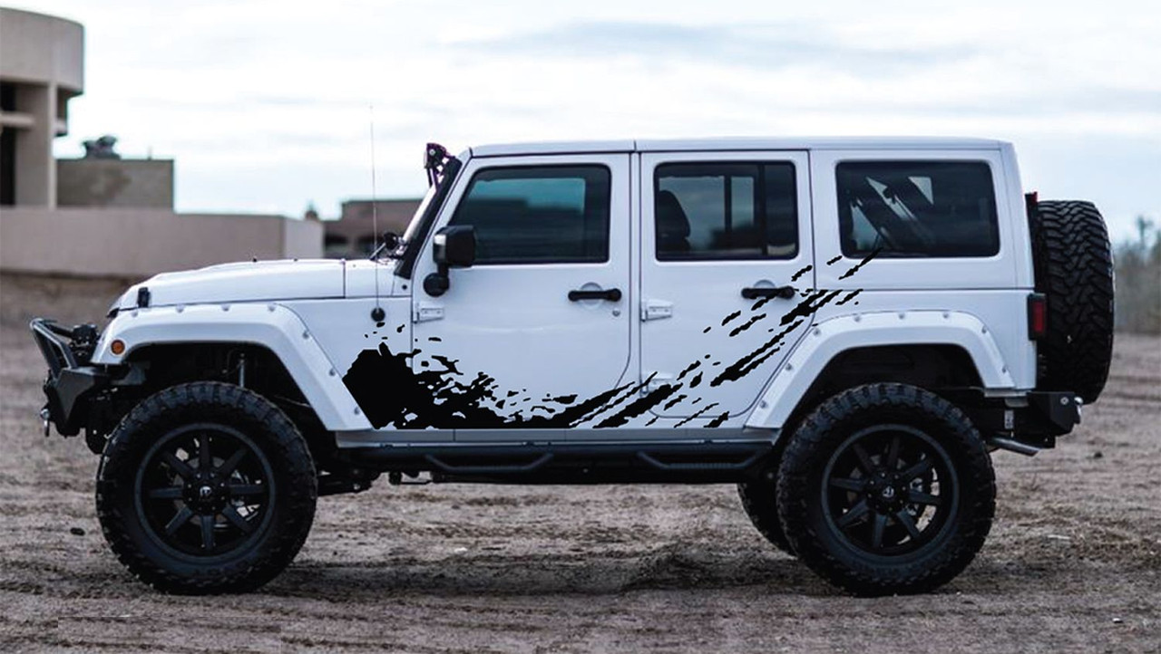 PREDATOR, Universal Fit Vinyl Graphics, Stripes, & Decals for Jeep Wrangler