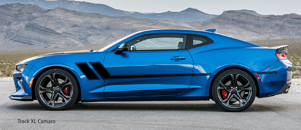 TRACK XL, Universal Fit Vinyl Graphics, Stripes, & Decals for Chevy Camaro