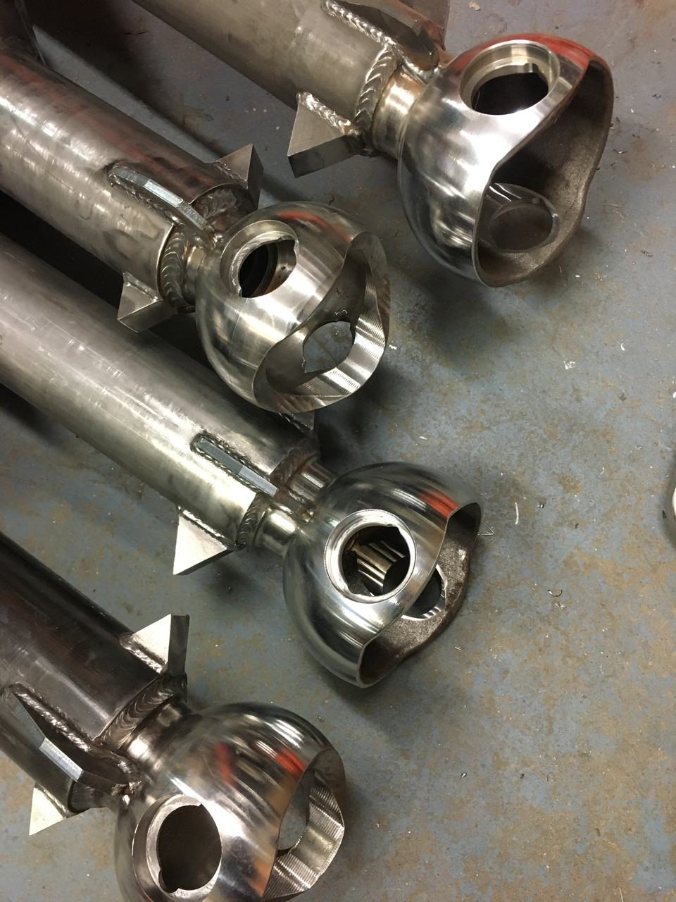 8" toyota front axle diamond billet knuckle ball