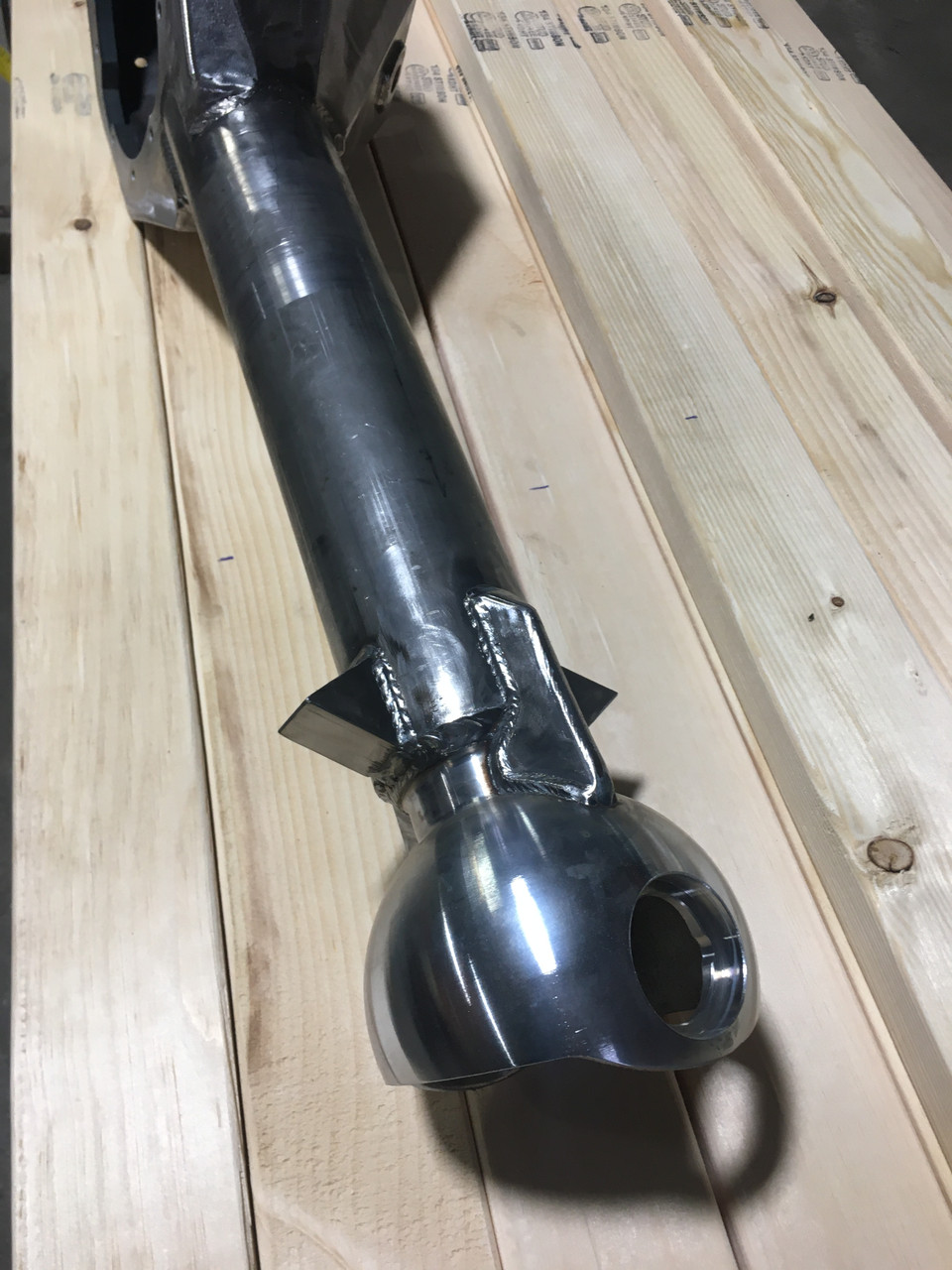8" toyota front axle diamond billet knuckle ball