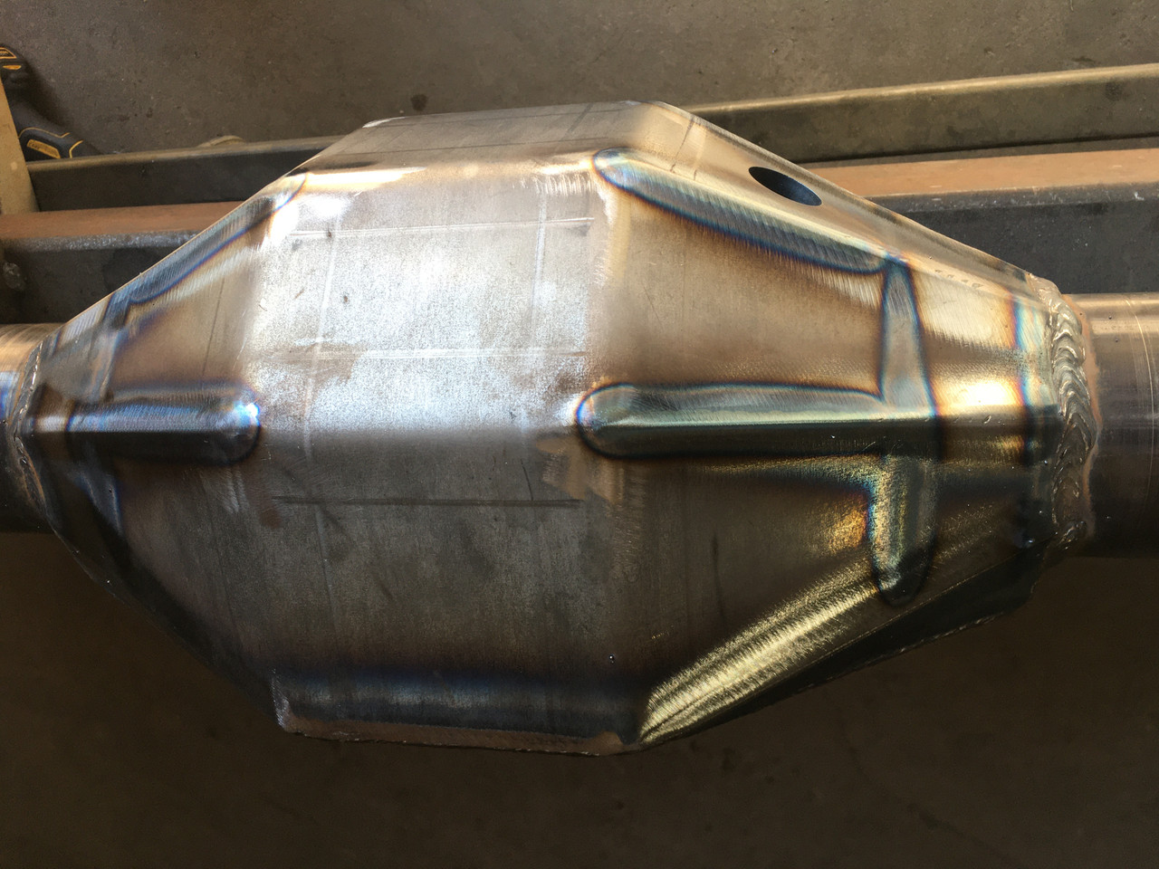 8" toyota front axle diamond billet knuckle ball