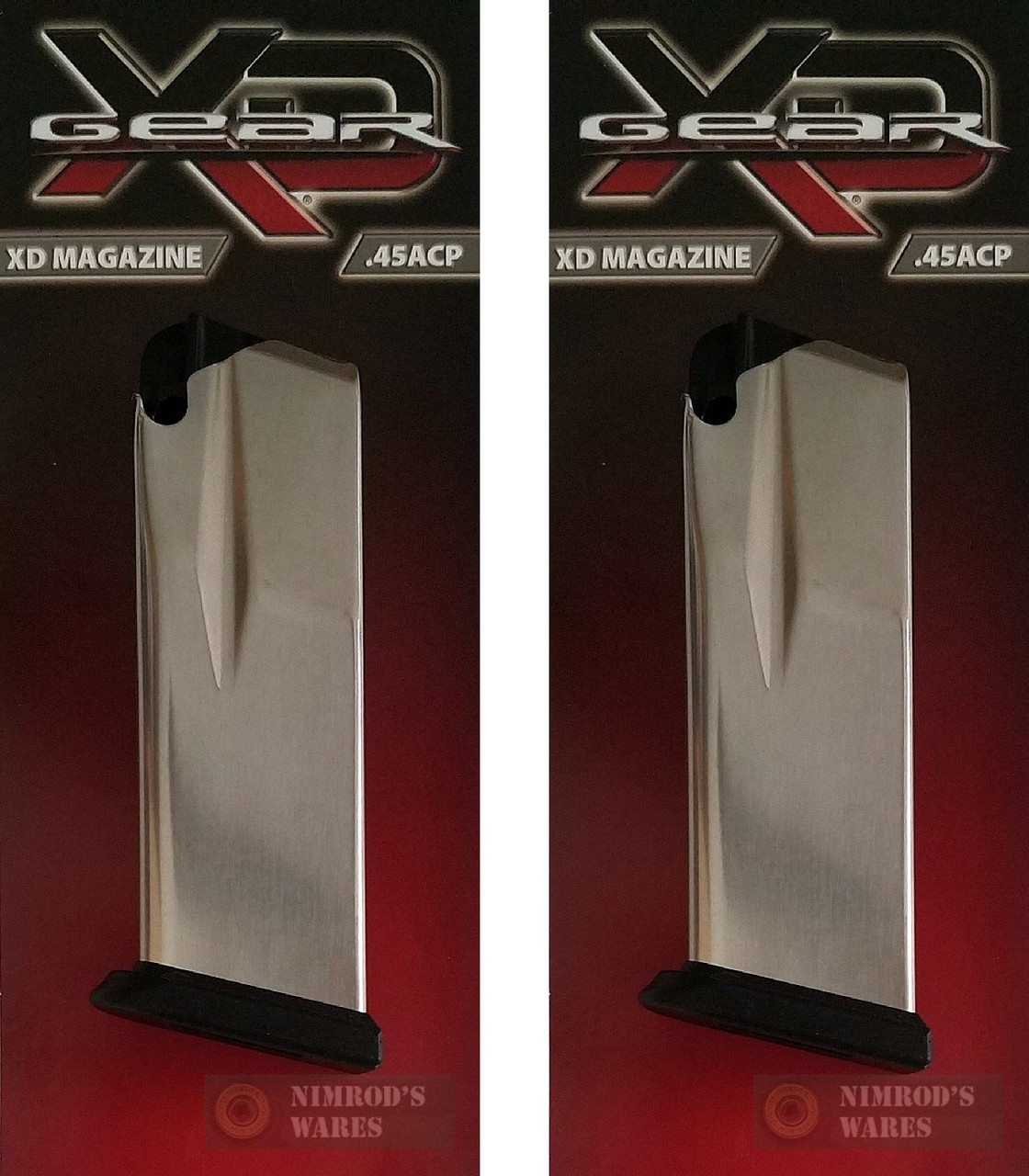 2-PACK SPRINGFIELD XD Compact 45ACP 10-Rd Magazine XD4501 - Nimrod's Wares