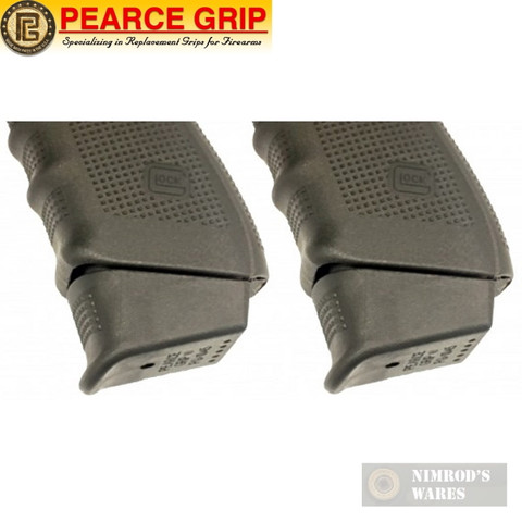 2-pack Pearce Grip GLOCK 20 21 29 40 41 +2 Grip Extension PG-1045+ PLUS ...