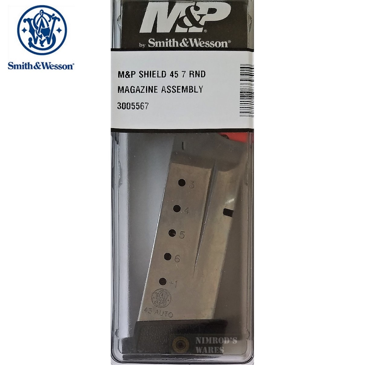 S&W Smith & Wesson M&P45 Shield .45 ACP 7 Round MAGAZINE 3005567 ...