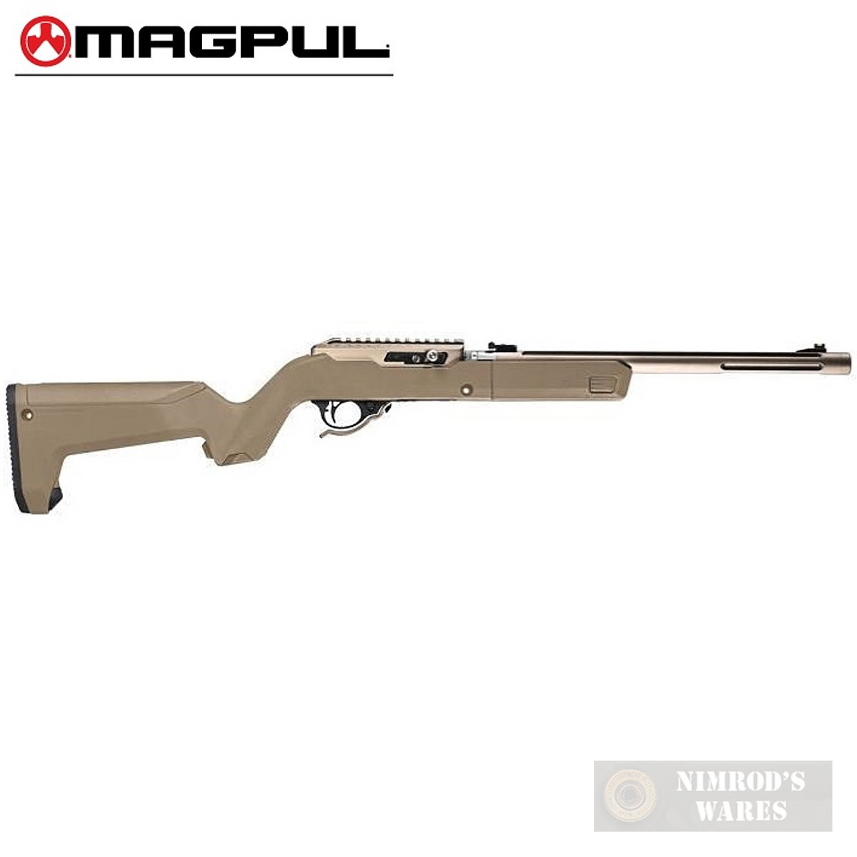 MAGPUL X-22 BACKPACKER STOCK for Ruger 10/22 TakeDown MAG808-FDE ...