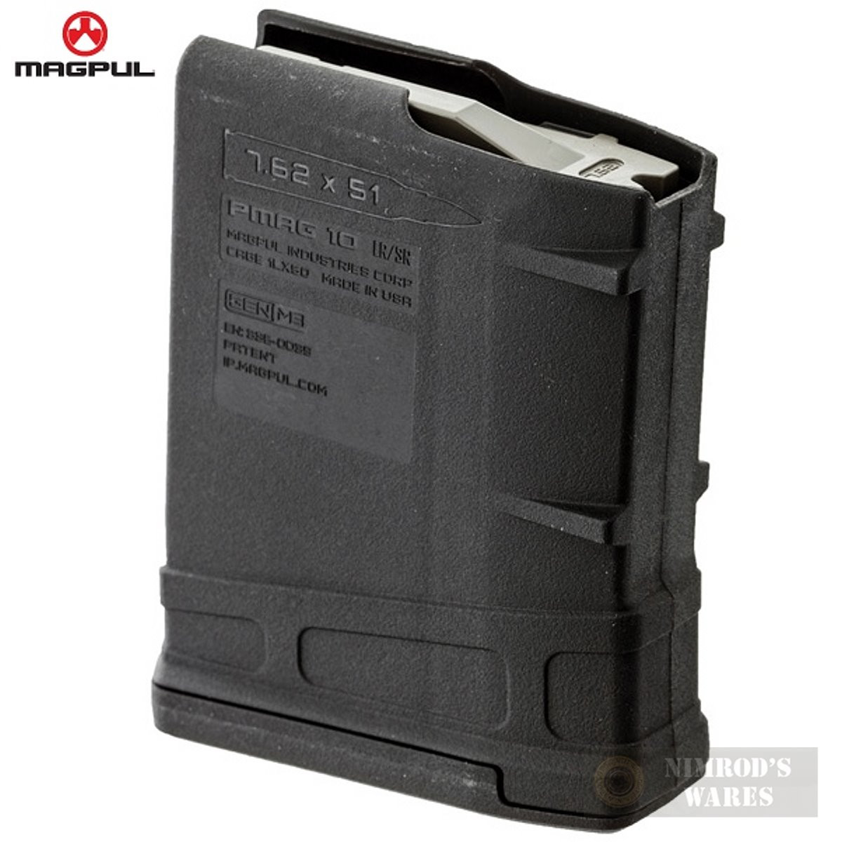 MAGPUL PMAG 10 SR25 M110 M3 7.62x51mm NATO .308 Winchester 10 Round ...