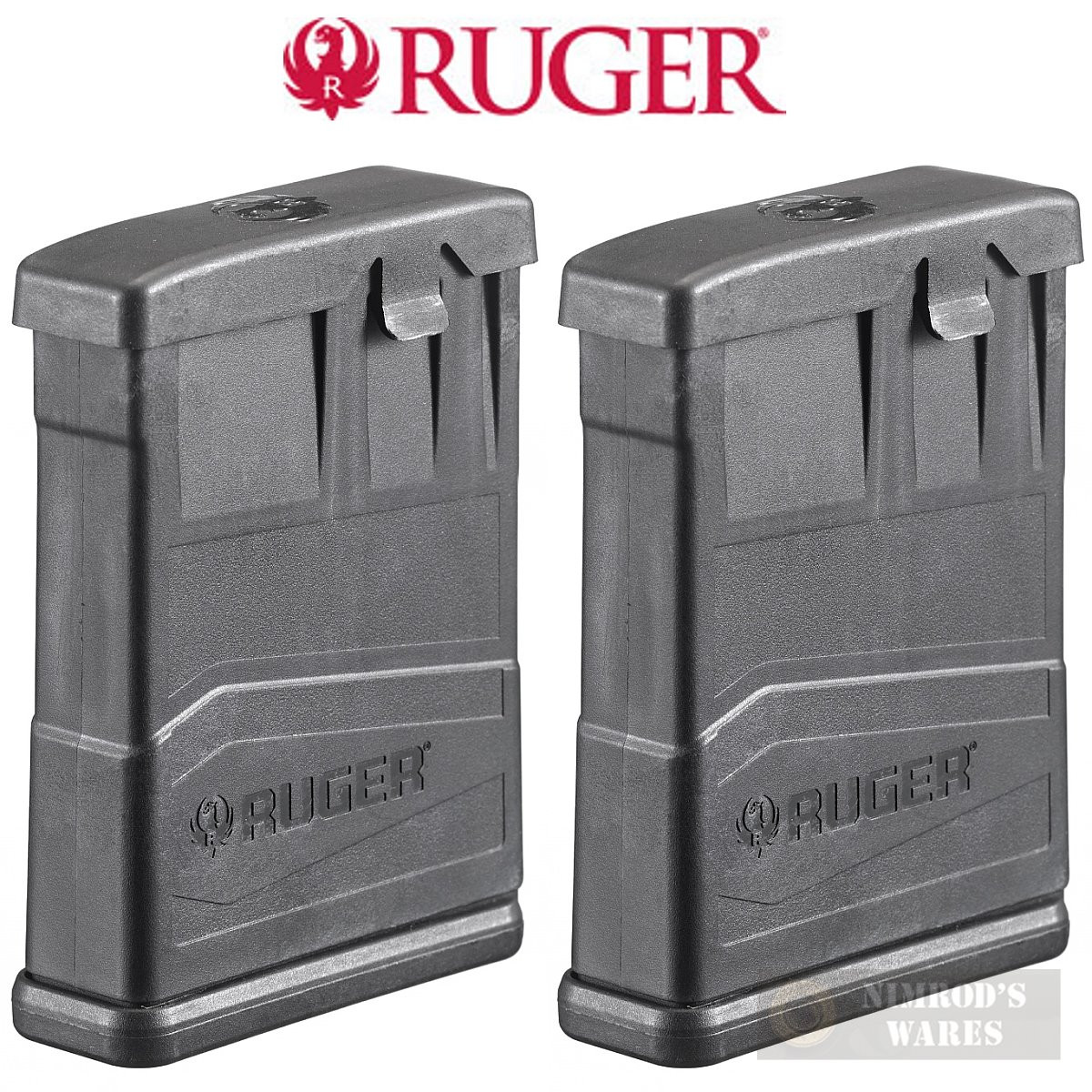 Ruger PRECISION / SCOUT Rifle .308 WIN 10 Round MAGAZINE 2-PACK AI ...