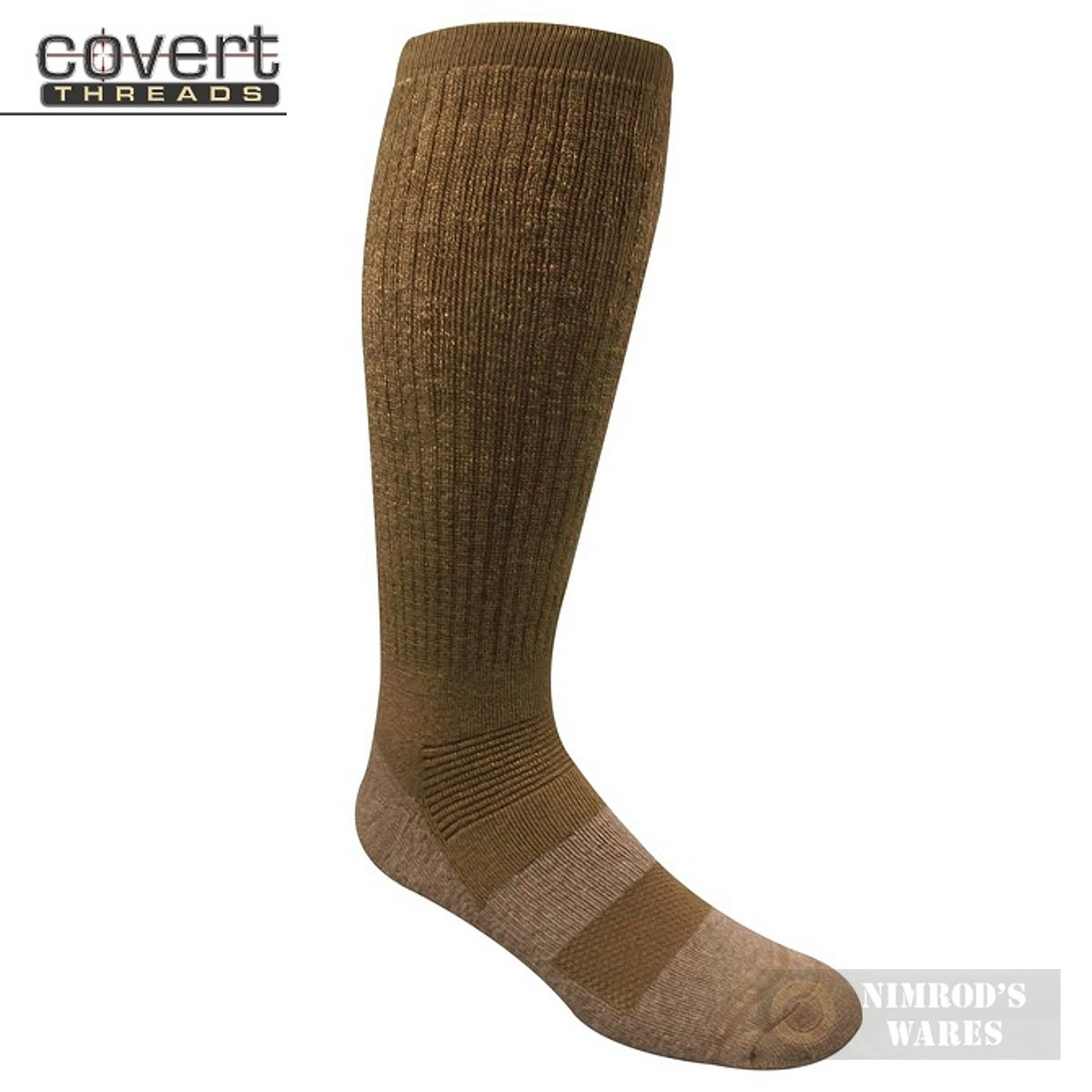 Covert Threads DESERT Military Boot Socks LG CB 5157 - NimrodsWares.com