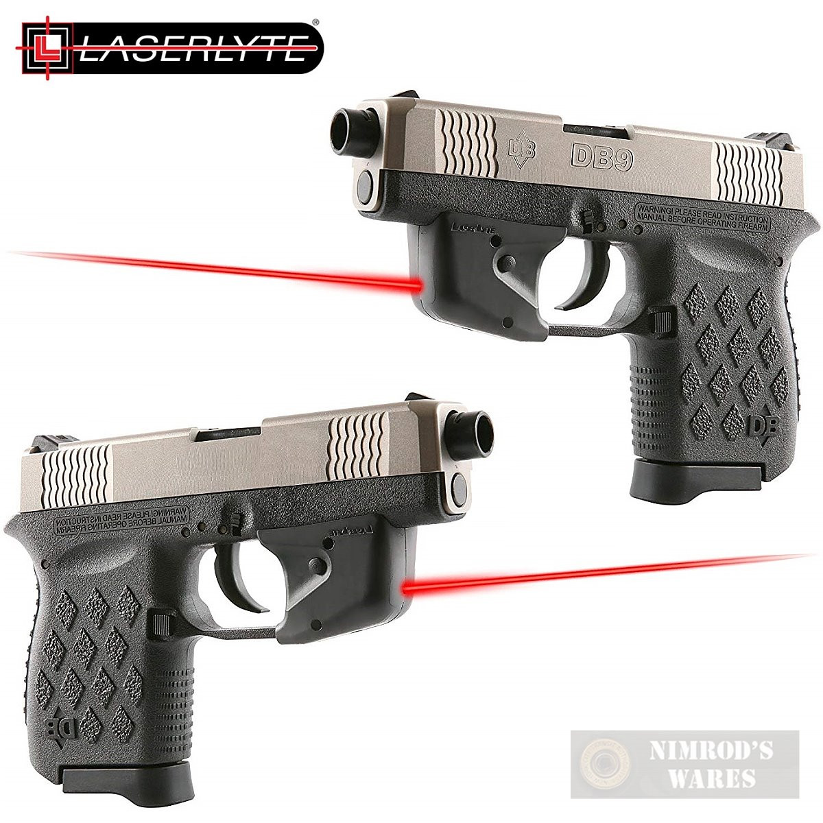 Laserlyte Diamondback DB380 DB9 LASER Sight / Trainer 2-PACK UTA-DB ...