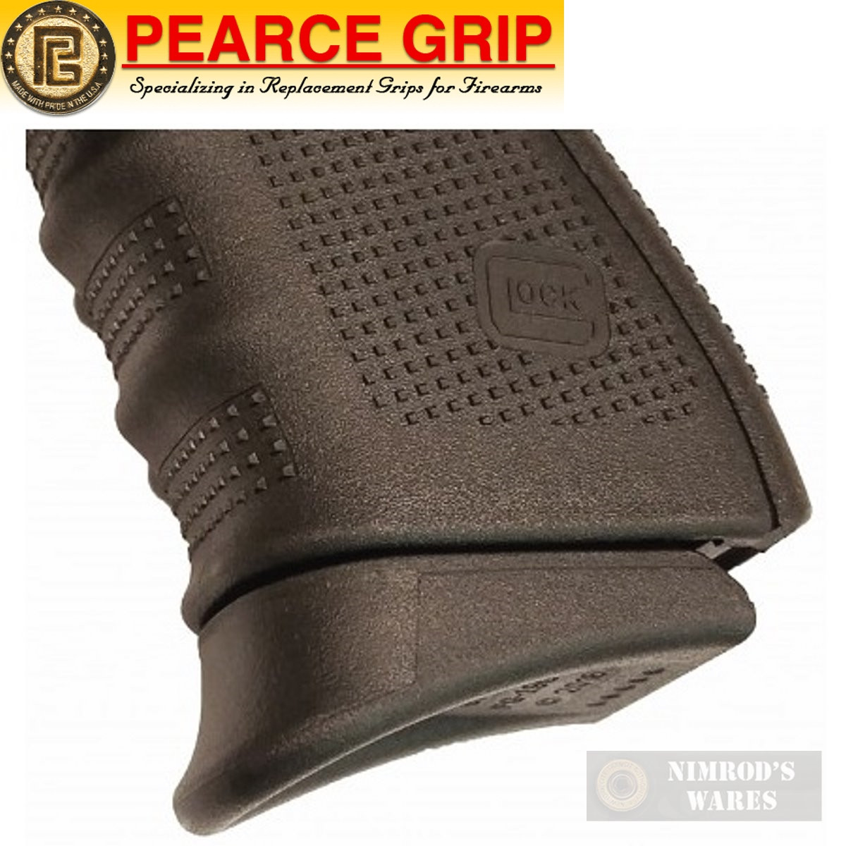Pearce Grip GLOCK Gen 4 & 5 9mm .40SW GRIP EXTENSION PG-19G5 ...