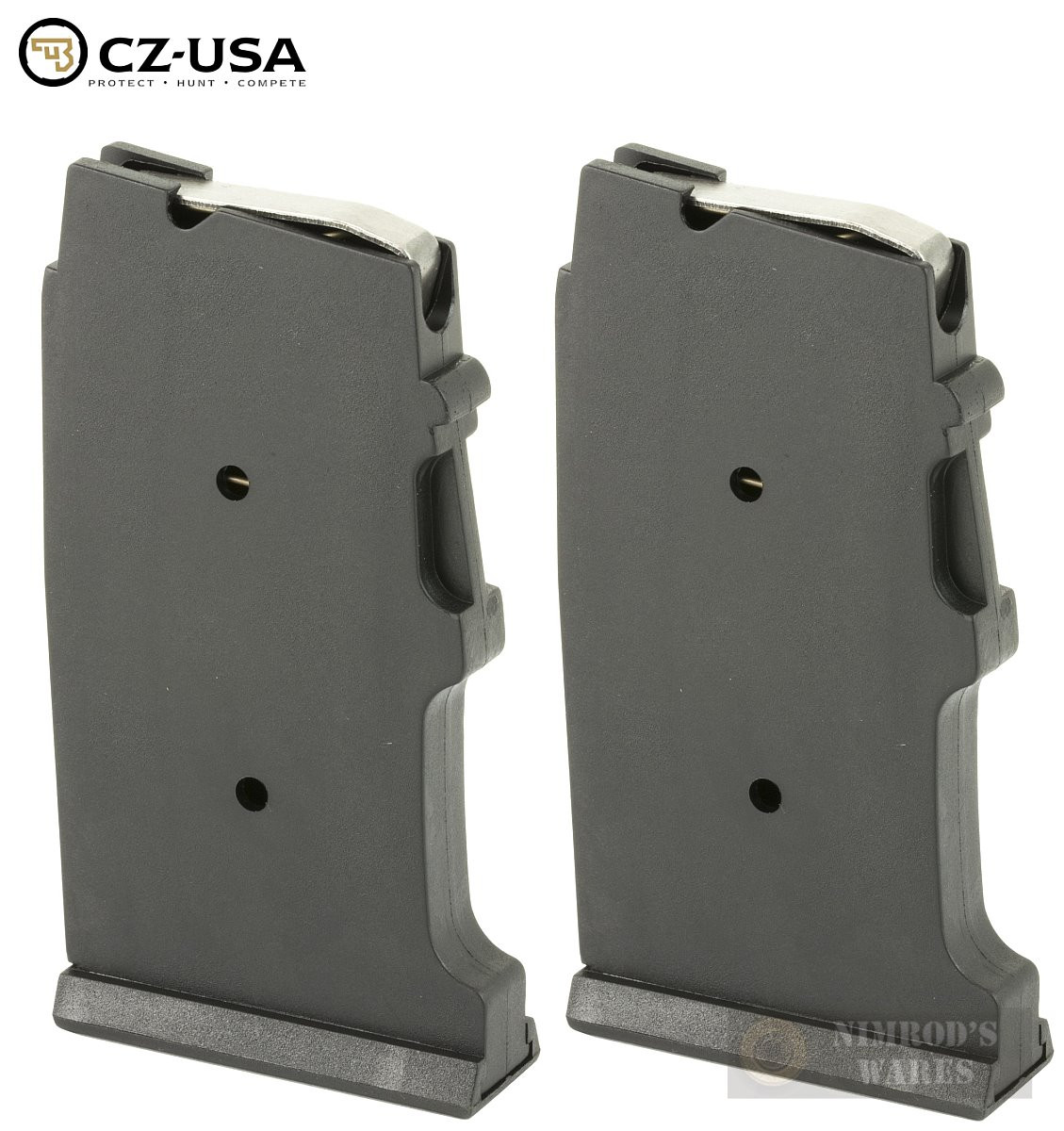 CZ 455 457 .17 HMR 10 Round MAGAZINE 2-PACK Polymer 12014 ...