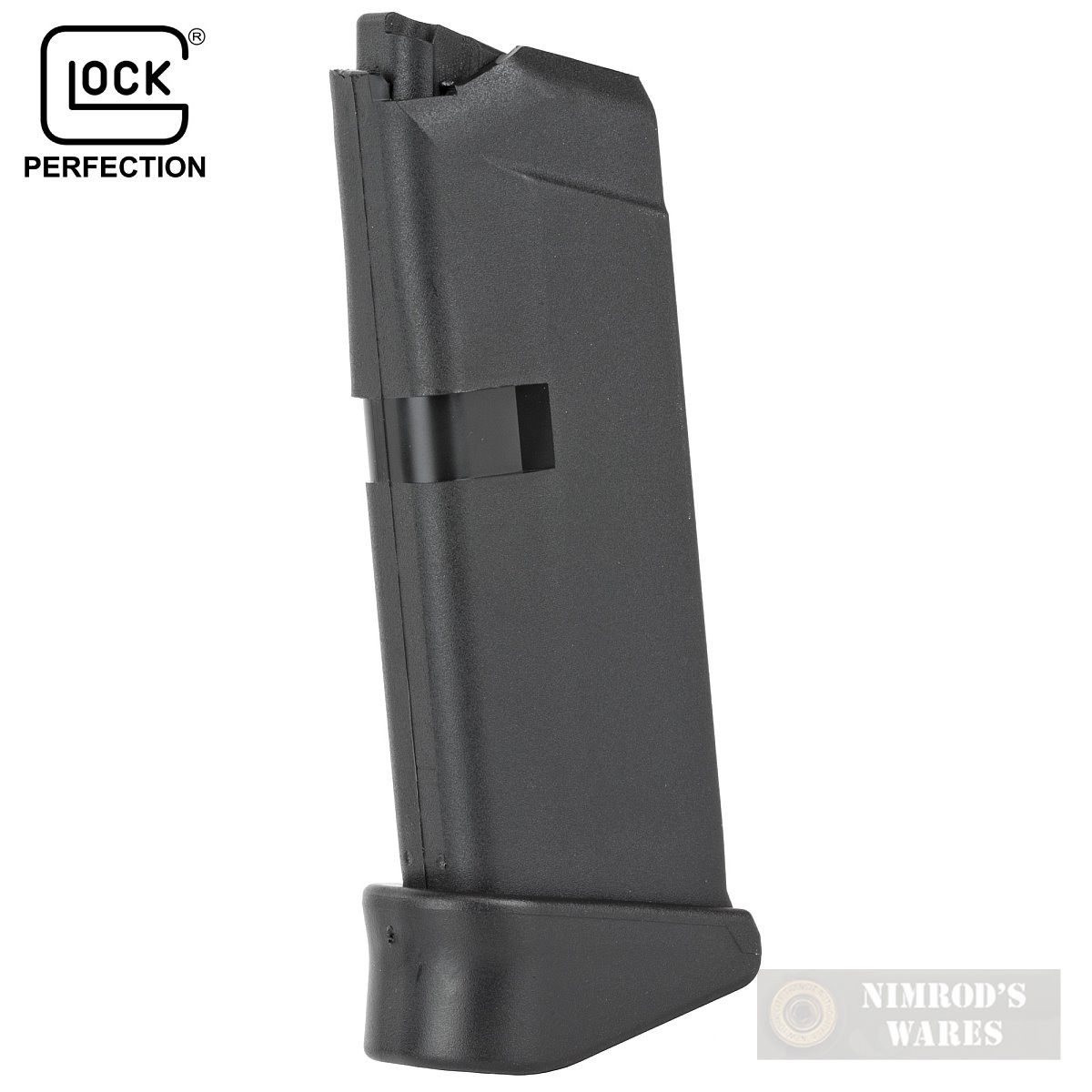 Glock 42 G42 .380 ACP 6 Round MAGAZINE + GRIP EXTENSION 33519 Bulk ...