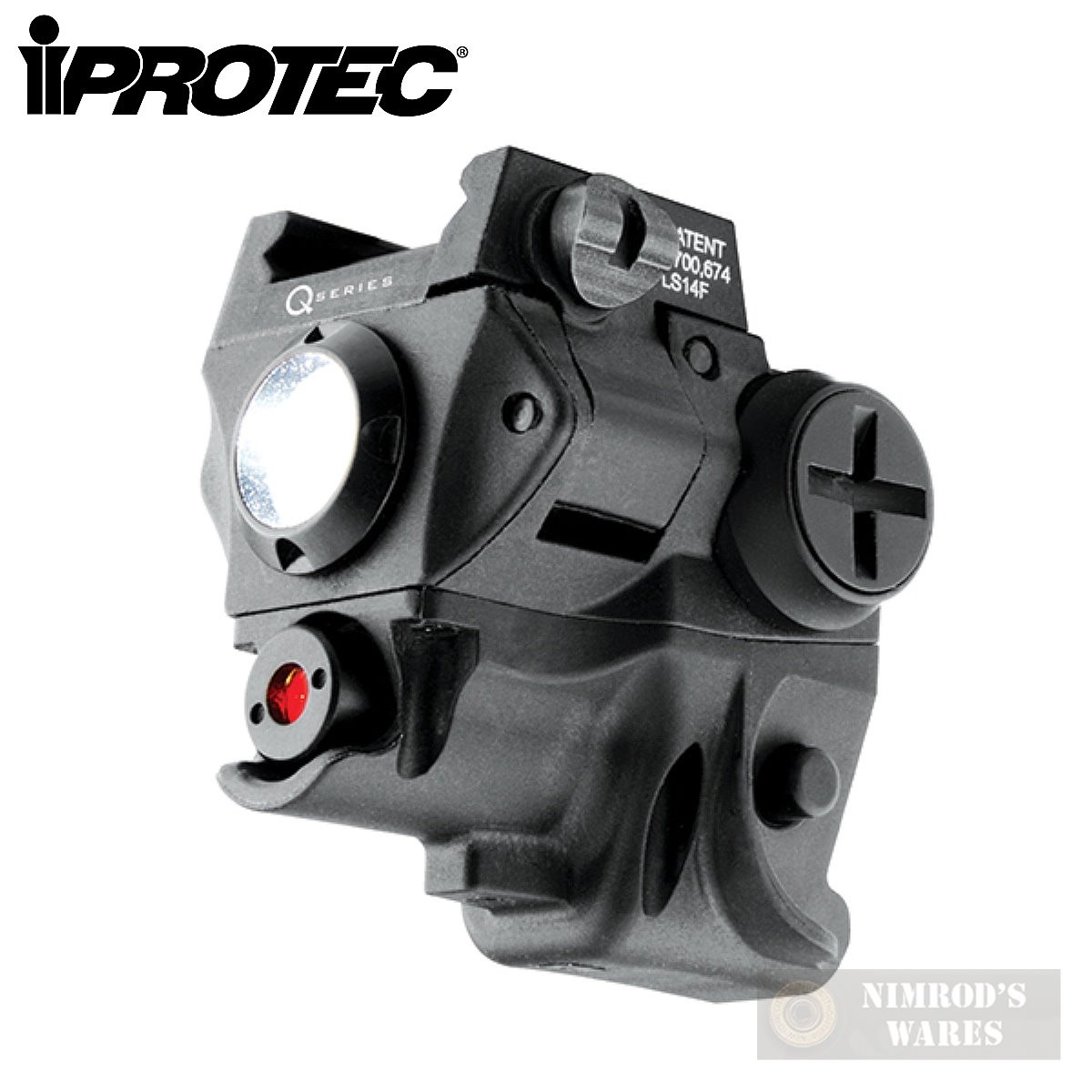 iProTec Weapon LIGHT & LASER Rail Mount 60 Lumens 635nm 6119 ...