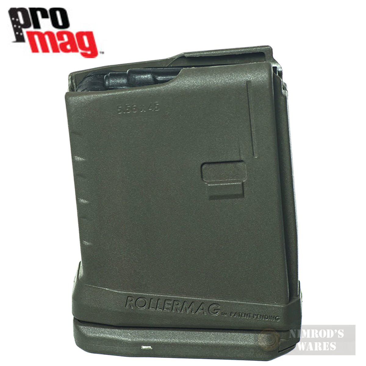 ProMag AR-15 5.56 10 Round ROLLER ANTI-TILT FOLLOWER Magazine RM-10-OD ...