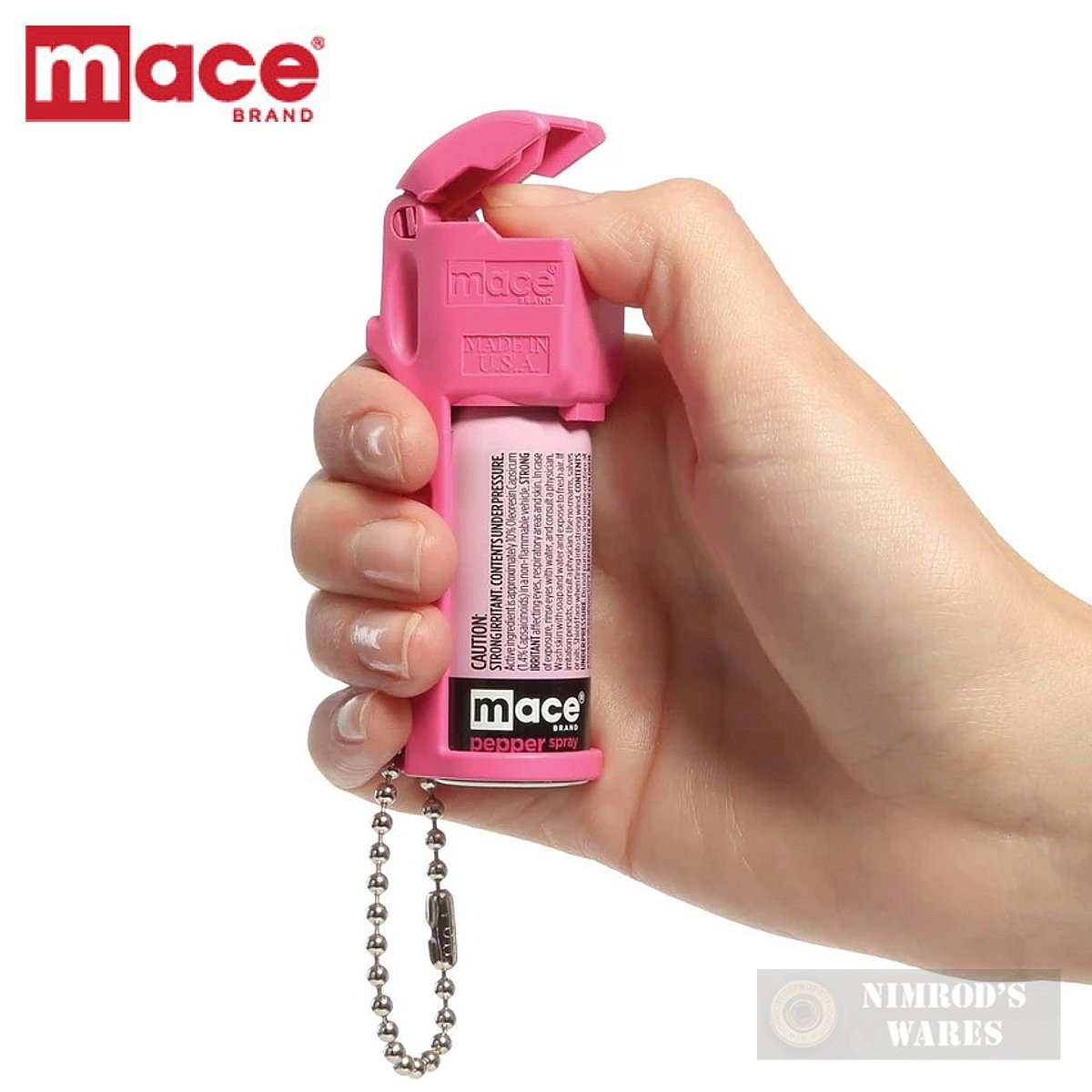 Mace POCKET PEPPER SPRAY 10ft Range Flip-Top Self-Defense 80740 ...