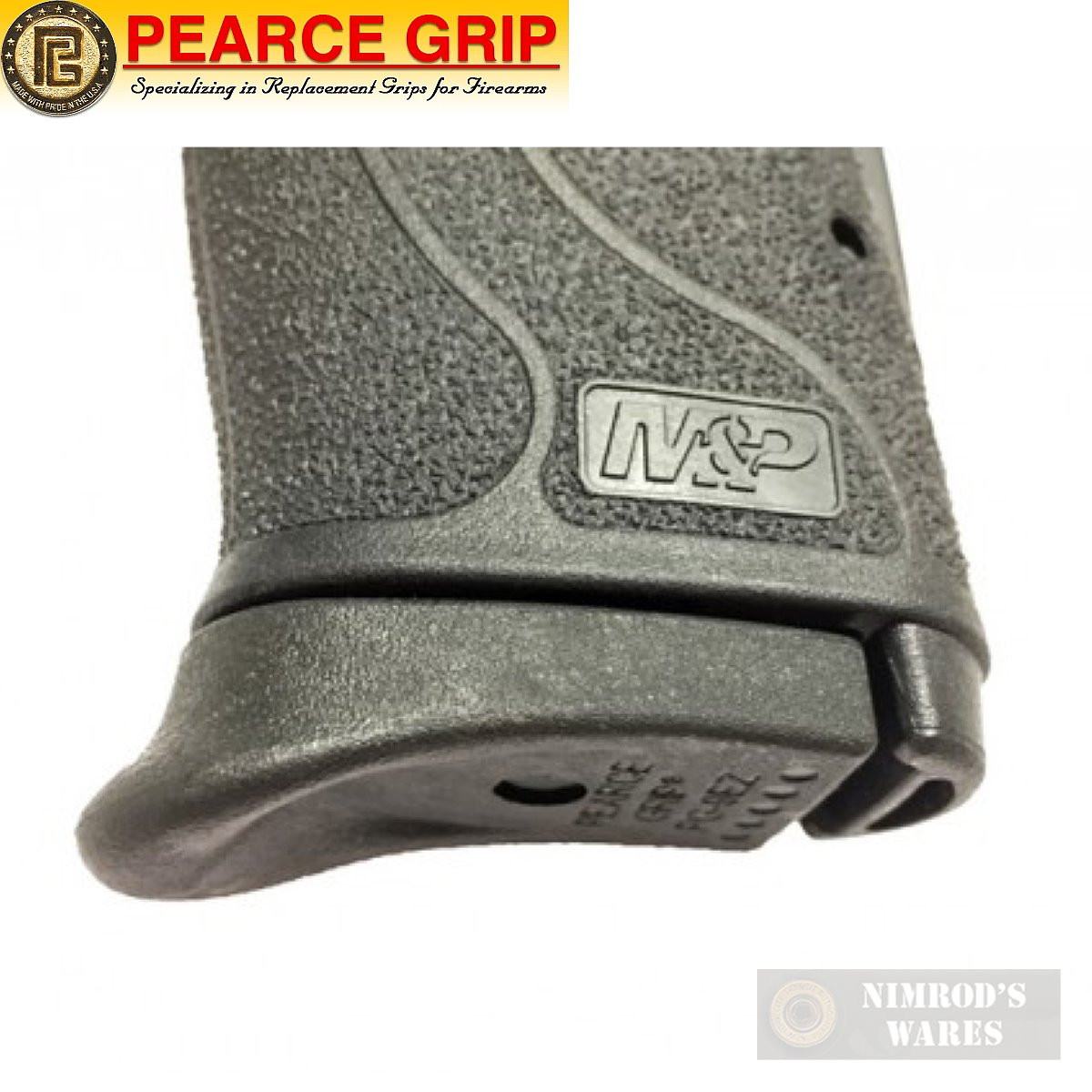 Pearce Grip Sandw Mandp Shield Ez 9mm Grip Extension Pg 9ez