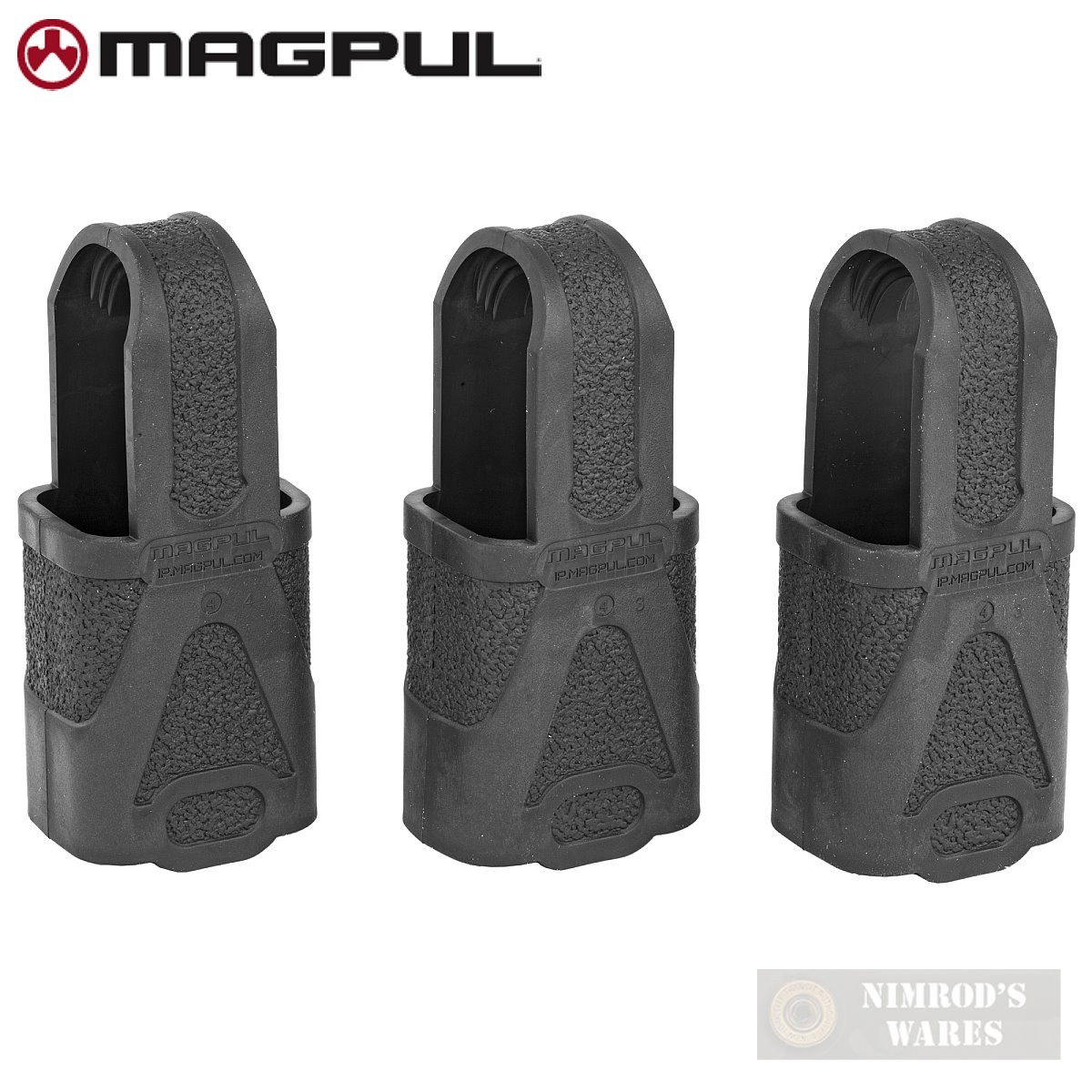 Magpul 9mm Submachine Gun Magazine Pull 3-pk MAG003-BLK - NimrodsWares.com