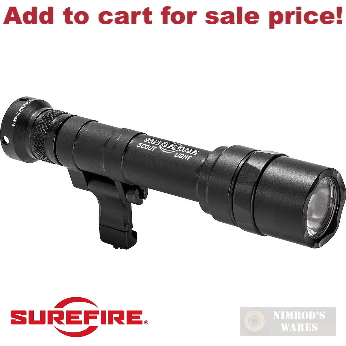 Surefire M640 SCOUT WEAPONLIGHT PRO 1000 Lumens 1913/M-LOK M640U-BKPRO ...