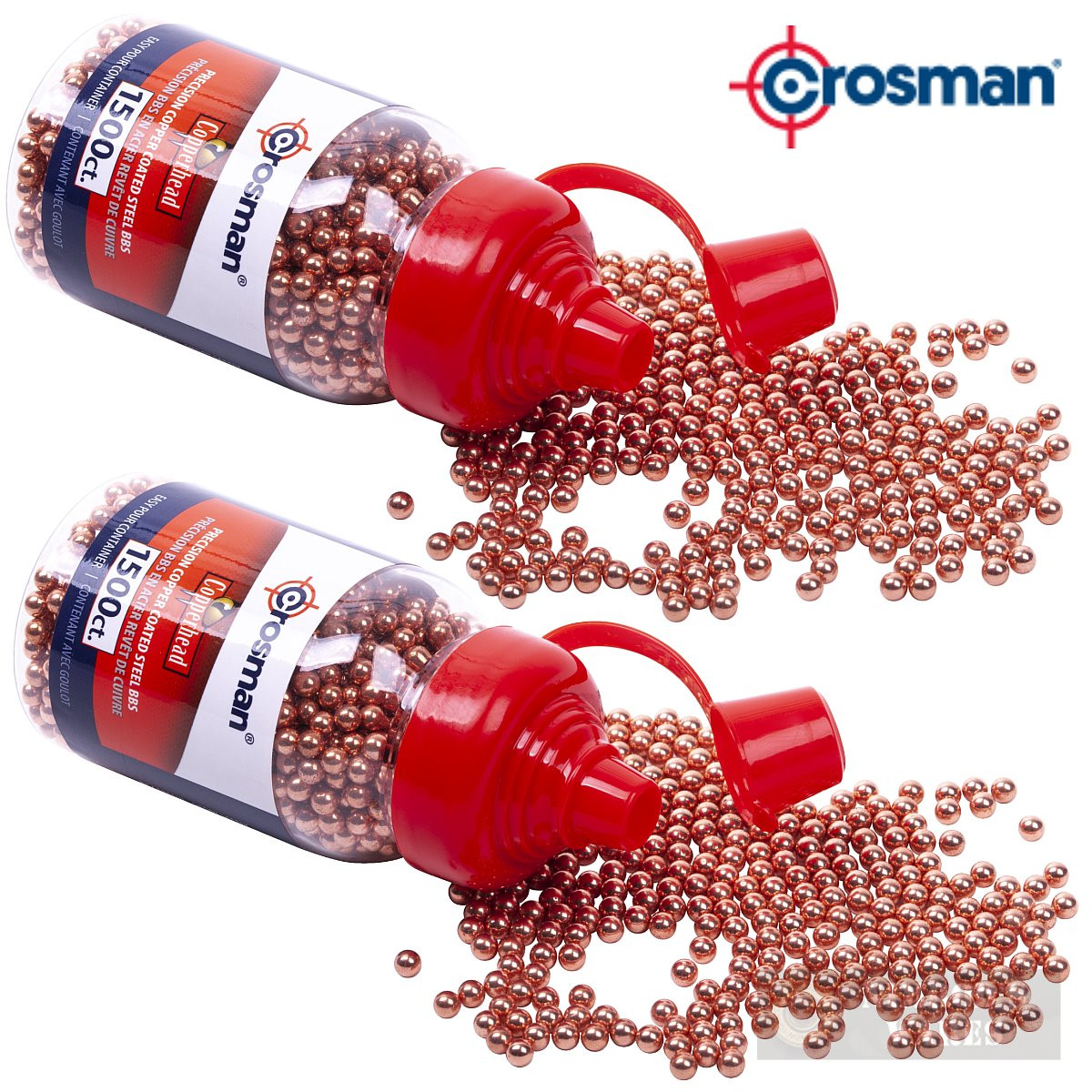 Crosman COPPERHEAD BBs 3000-count 4.5mm Copper-Coated BB Guns 0737 ...