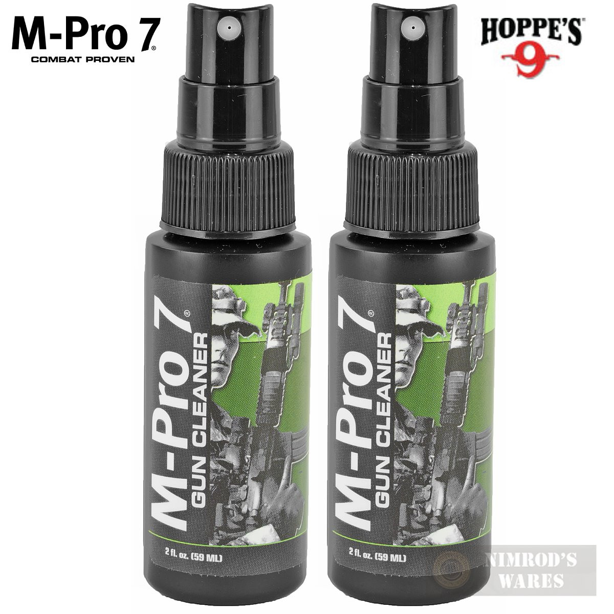 M-Pro 7 GUN CLEANER TWO 2 oz Spray Bottles Carbon Lead Copper 070-1015 ...