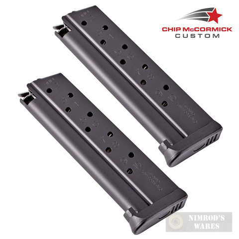 CMC 1911 9mm 10 Round MAGAZINE 2-PACK Full-Size RANGE PRO M-RP-9FS10B ...