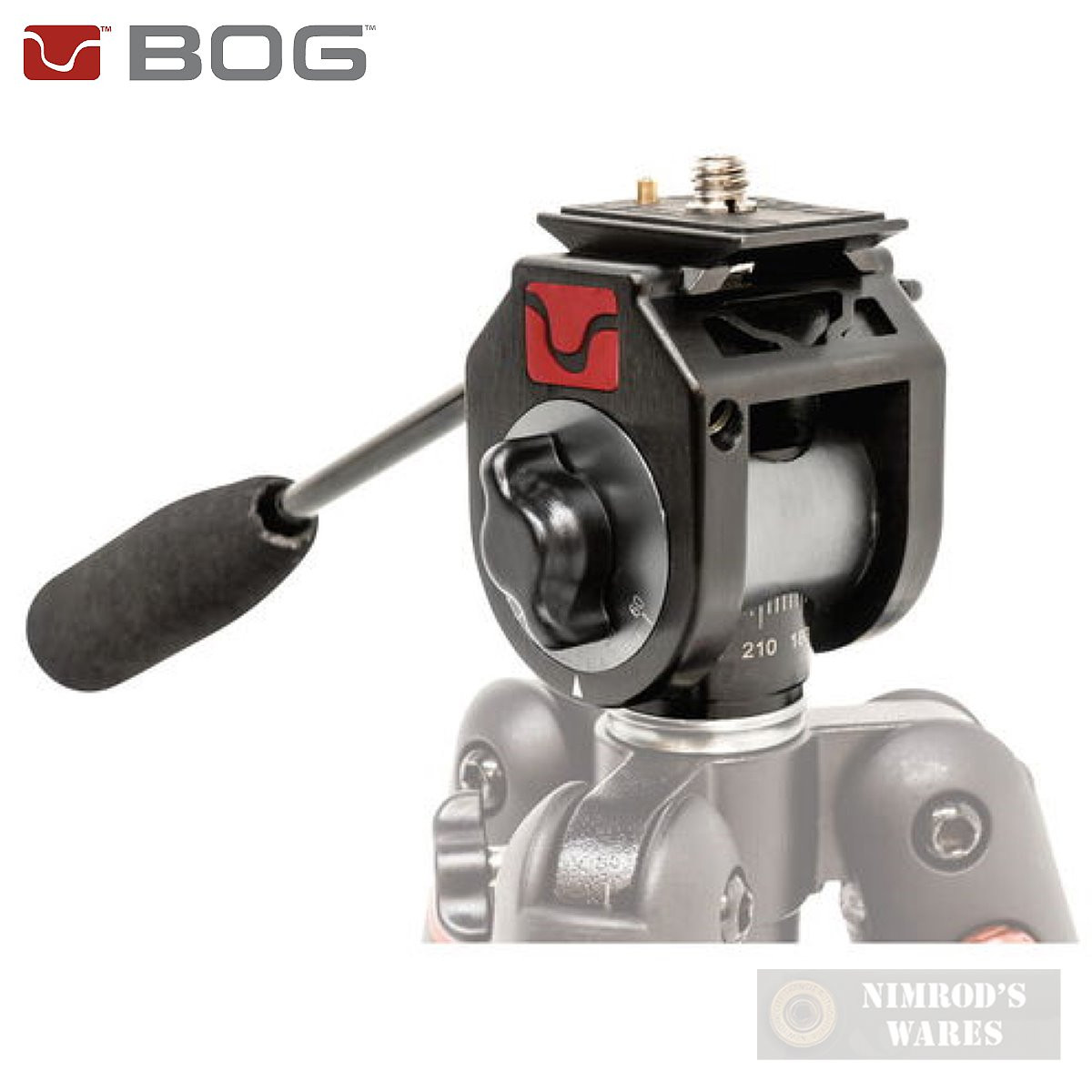 BOG Great Divide TRIPOD HEAD Pans Tilts ARCA-Swiss Compatible 1117185 ...