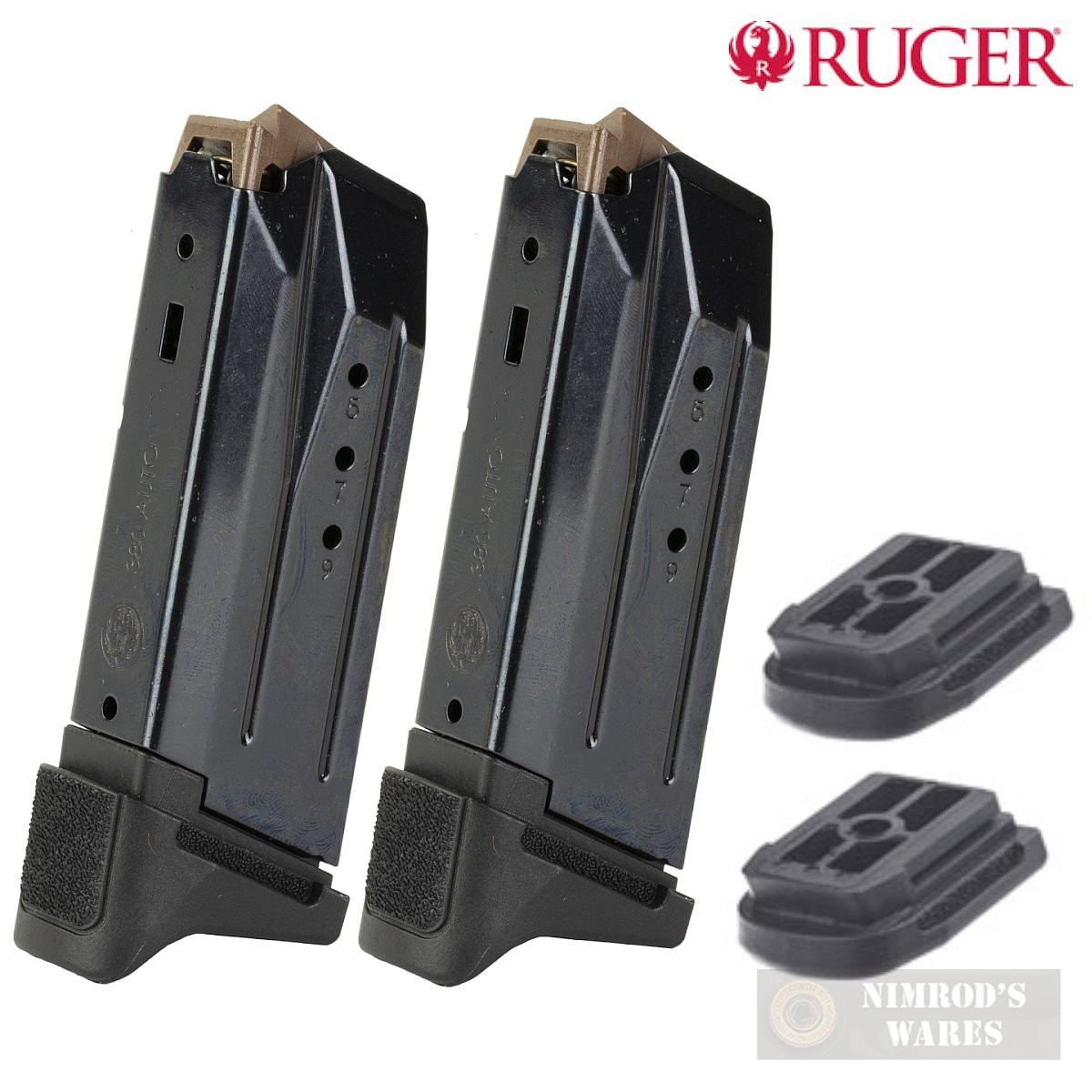 Ruger SECURITY-380 .380 ACP 10 Round MAGAZINE 2-Pk 90729 - NimrodsWares.com